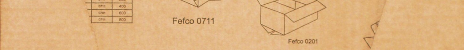 Slotting type boxes, die-cut and transport packaging to FEFCO 0200