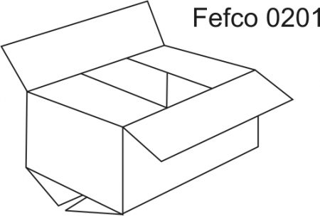 Slotting type boxes, die-cut and transport packaging to FEFCO 0200