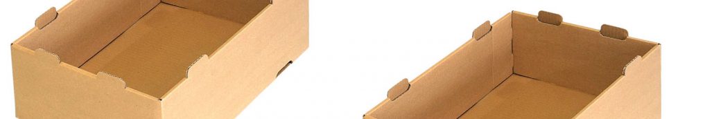 Small load carrier (SLC) made of corrugated cardboard, for cost ...