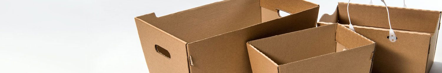 Cardboard checkout box - the environmentally friendly supermarket ...