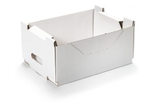 Corrugated cardboard transport crate