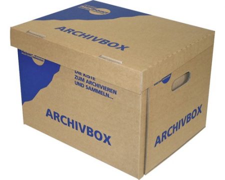 Archivboxen zum staubfreien und platzsparendem Archivieren Ihrer Dokumente